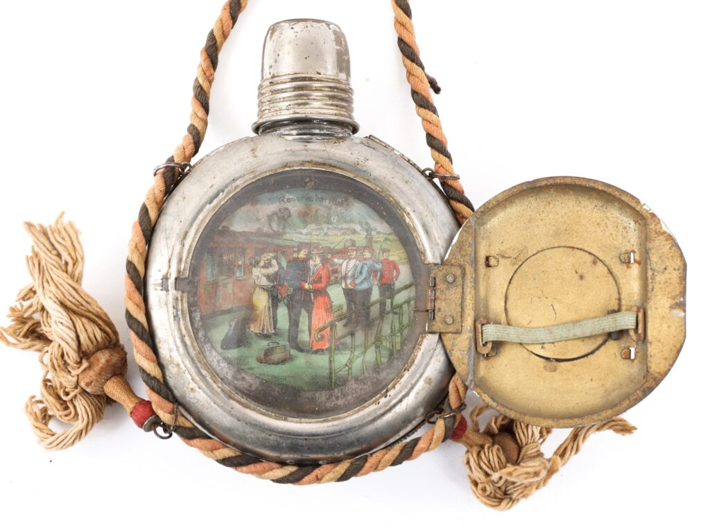 WWI IMPERIAL GERMAN SOLDIER'S REGIMENTAL FLASK - Militaria Vault