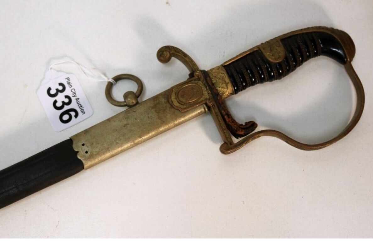 ww1 Initialed German Dove Head Sword - Militaria Vault